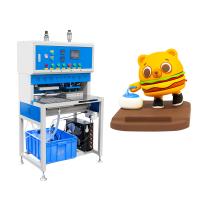 China Hot Press Molding Machine for PVC Patches 2D 3D Soft Toys 200x250mm 0.8T for sale