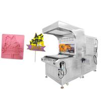 China Automatic Stainless Steel 8 Color Chocolate Pattern Coating Machine Cake Decorating 110V for sale