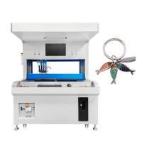 China Automatic Badge Enamel Painting Machine 320x400mm Work Area 220V 2KW for Metal Label Coloring for sale