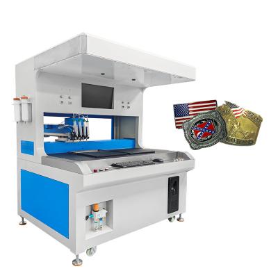 China Metal Badge Enamel Coloring Machine 1620×1640×1950mm with 1-4 Dispensing Valves and 2KW Power for sale