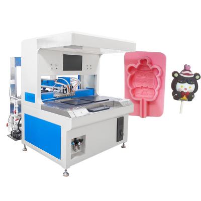 China Automatic Visual Chocolate Decorating Machine 1000x400mm Workbench 980kg for sale