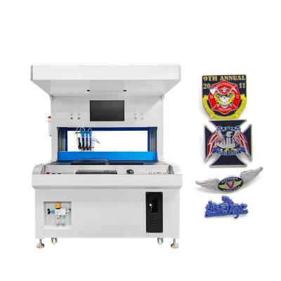 China Automatic Enamel Painting Machine 4800W with 320x400mm Work Area for Hardware and Jewelry Manufacturing for sale