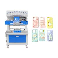 China Automatic 12 Colors PVC Slipper Upper Making Machine Silicone Keychain Dripping Machine for sale