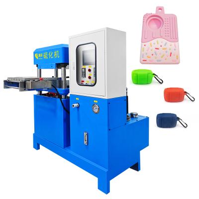 China 70T Silicone Vulcanizing Machine 400x400mm Heating Plate for Trademark Product Making for sale