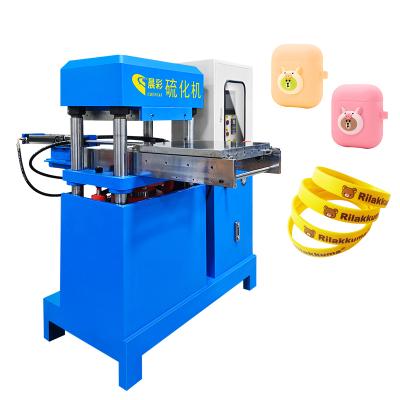 China Automatic 70T Vulcanizing Machine for Silicone Bracelet Keychain Production for sale