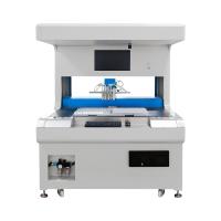 China Visual Clasp Gluing Machine Button Dispensing Machine for PVC Trademark Clothing Accessories 220V 50Hz for sale