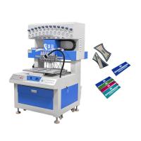 China Automatic 12 Colors 2D 3D Silicone PVC Patch Dripping Filling Dispensing Machine 600x350mm for sale