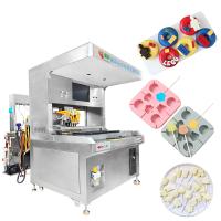 China Automatic 4 Colors Stainless Steel Chocolate Candy Making Machine 110V Dessert Decorating for Filling Ice Cream for sale