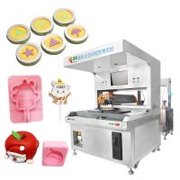 China Automatic 4 Color Stainless Steel Chocolate Filling Machine for Macarons and Desserts 110V for sale