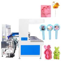 China Automatic Dual Station Visual Chocolate Decorating Machine 220V 50Hz for Candy Making for sale
