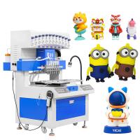 China Automatic 12 Color Silicone Dispensing Machine 0.01mm XYZ Accuracy for PVC Keychain Production for sale
