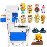 China Automatic 12 Colors Silicone Dispensing Machine 0.01mm XYZ Accuracy for PVC Keychain Phone Case Making for sale
