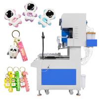 China Automatic 18 Colors PVC Silicone Keychain Making Machine 0.01mm Accuracy 220V for sale