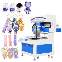 China Automatic 18 Colors Silicone Dispensing Machine 0.01mm XYZ Accuracy for PVC Keychain Making for sale