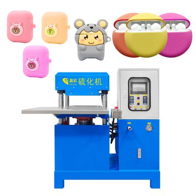 China Automatic 70T Silicone 2D 3D Coaster Hot Press Molding Vulcanizing Machine 400x400mm for sale