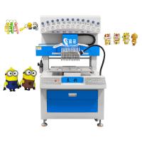 China 12 Head Silicone Dispensing Machine 0.01mm XYZ Accuracy 220V for PVC Keychain Making for sale
