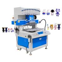 China Automatic 12 Color Silicone Dispensing Machine 0.01mm XYZ Accuracy for PVC Label Keychain Making for sale