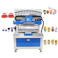 China 18 Colors Automatic Silicone Dispensing Machine 0.01mm XYZ Accuracy 220V for PVC Logo Making for sale