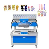 China Automatic 24 Color 2D 3D PVC Silicone Keychain Dispensing Machine 0.01mm XYZ Accuracy for sale