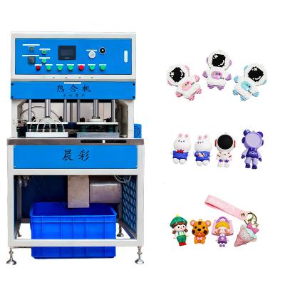 China 380V 3D Press Molding Machine with 1-Ton Pressure & 380°C Heating for PVC Keychains & Toys for sale