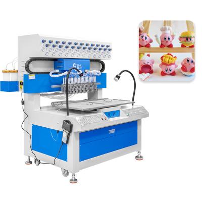 China 24 Colors Automatic Silicone Dispensing Machine 0.01mm XYZ Accuracy for PVC Keychain Molding for sale