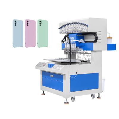 China 18 Colors Silicone Dispensing Machine with 0.01mm XYZ Accuracy and Energy Saving for PVC Keychains for sale