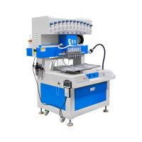 China 12 Color Liquid PVC Silicone Rubber Keychain Making Dispensing Machine 220V 1.6KW for sale