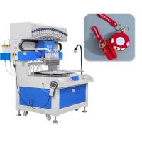 China 18 Colors Silicone Dispensing Machine 220V 1.85kw Intelligent Enlargement Style for PVC Keychain for sale