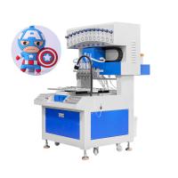 China 12 Colors PVC Keychain Dispensing Machine Silicone Phone Case Making Machine for sale