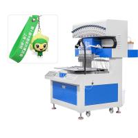 China 18 Colors PVC Trademark Making Machine for Dispensing Silicone Keychains Dolls for sale