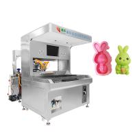 China 4 Colors Automatic Stainless Steel Chocolate Decorating Machine for Candy Dripping for sale