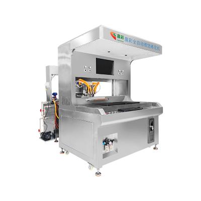China Automatic 4 Colors Stainless Steel Chocolate Decorating Machine for Candy Making for sale