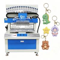 China 18 Colors Silicone Keychain Making Machine PVC Dispensing Machine for Dripping Tea Coaster Purse Phone Case for sale