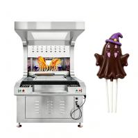 China Stainless Steel 8 Colors Automatic Chocolate Decorating Machine with 1200mm/s Speed for Cake and Candy for sale