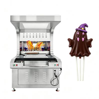 China Stainless Steel 8 Colors Automatic Chocolate Decorating Machine with 1200mm/s Speed for Cake and Candy for sale