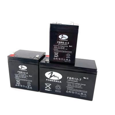 China FBR Small Valve Regulated Sealed Lead Acid Battery 6V 100mm For Light System for sale