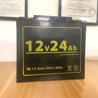 China IP65 3000 Times 12v24ah Lifepo4 Lithium Battery FOBERRIA for sale