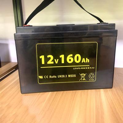 China Lifepo4 12v 160ah 2048Wh M8 Lithium Iron Phosphate Battery Backup For Solar System for sale