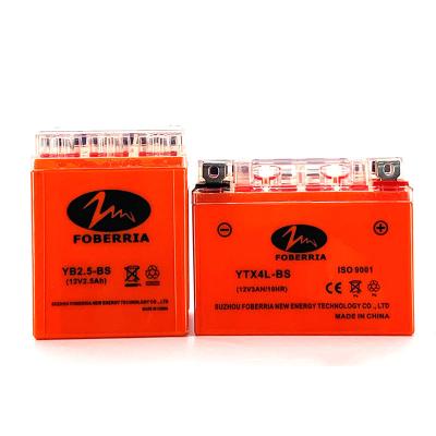 China 8.6kg 12V 4ah Motorcycle Battery for sale