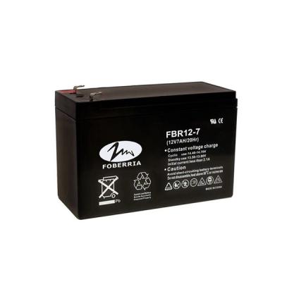China Rechargeable 2.08kg Sealed Lead acid Battery 12v 7ah Wind Power Battery Bank for sale