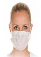 China Soft Lining Disposable Face Mask , Disposable 2 Ply Face Mask Fiberglass Free for sale
