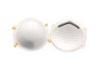 China White Color FFP2 Dust Mask , FFP2 Nr D Mask For Cycling / Camping / Travel for sale