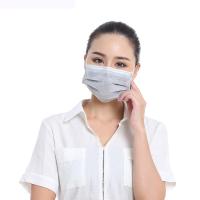 China 4 Ply Activated Carbon Disposable Dust Mask Flexible Nose Piece Ultrasonic Sealing for sale