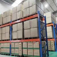 China Heavy Duty Boltless Steel Pallet Rack 2500mm Length 3000kg Capacity Customizable Warehouse Shelving for sale