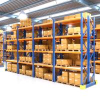 China Heavy Duty Pallet Rack Price Per Bay Industrial Selective Steel Pallet Racking System 3000kg Capacity for sale