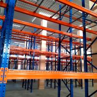 China BLUE&Orange Metal Pallet Racking Steel Warehouse Pallet Rack 4000kg Capacity Storage for sale