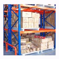 China Selective Pallet Racking System 4000 kg Per Level With Galvanized Wire Mesh Decking Powder Coated for sale