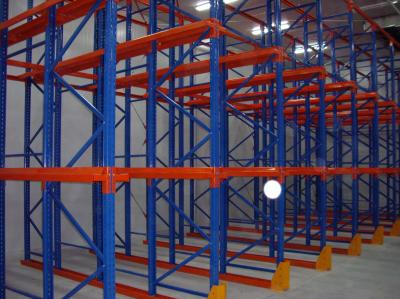 China Industrial Drive-In Light Duty Steel Pallet Rack System High-Capacity Storage Adjustable Shelves Corrosion Protection for sale
