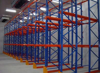 China Heavy Duty Drive In Pallet Racking System for High Density Warehousing 5000kg Capacity for sale