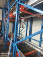 China Radio Shuttle Rack Ultra High Density Storage System 1200mm Deep Lane Pallet Racking 20+ Pallets Per Lane for sale